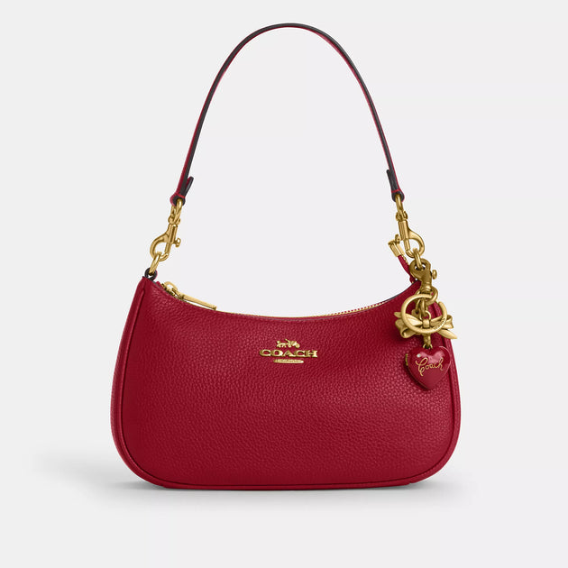 Coach Outlet Bow Heart Locket Bag Charm | ShopSimon