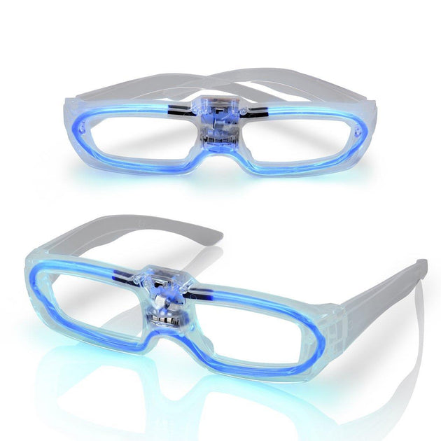 Blinkee Sound Activated Glasses Blue | ShopSimon
