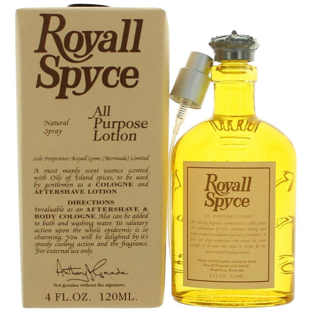 Royall Fragrances 4 Oz Royall Spyce All Purpose Lotion Spray For Men ...