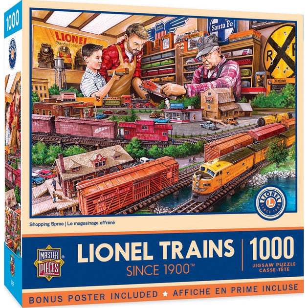 Masterpieces Lionel Shopping Spree Puzzle 1000 Piece | ShopSimon