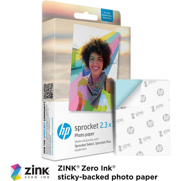 HP Sprocket Select Portable Instant Photo Printer 2.3x3.4 (eclipse) And ...