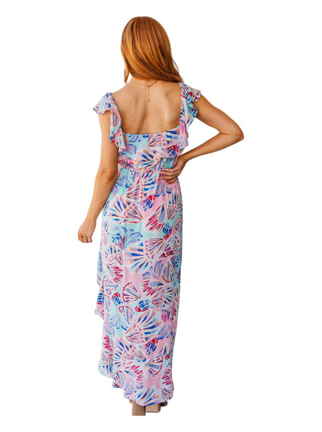 ANDREE BY UNIT She Sells Sea Shells Maxi Dress In Multi Color | ShopSimon