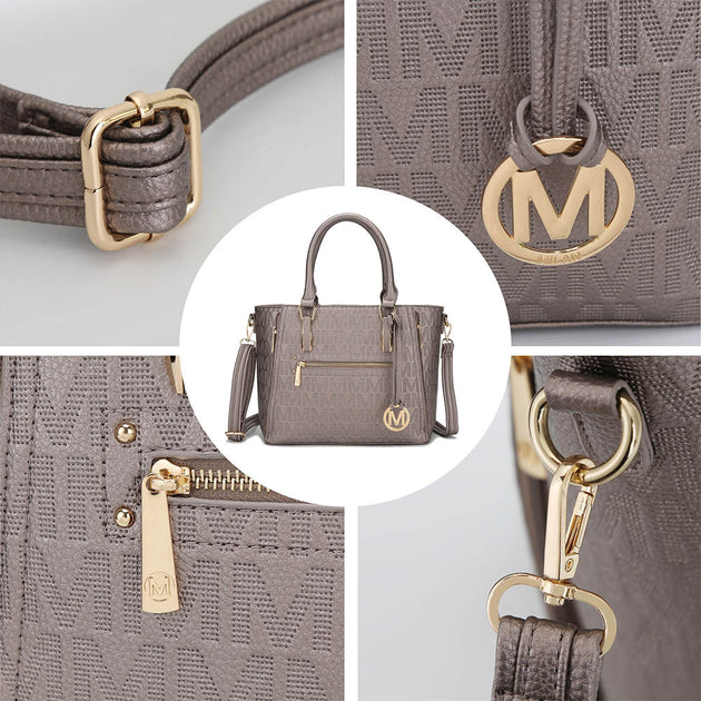 MKF Collection By Mia K. Cairo M Signature Satchel Handbag | ShopSimon