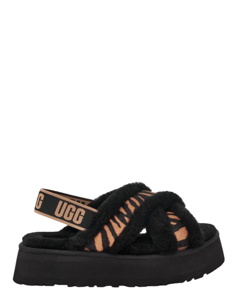 UGG Women's Disco Cross Slide In Black | ShopSimon