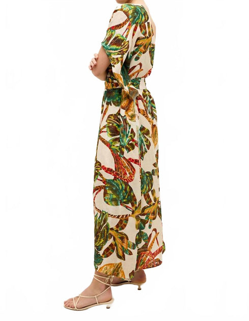Marie Oliver Farrow Maxi Dress In Luxe | ShopSimon