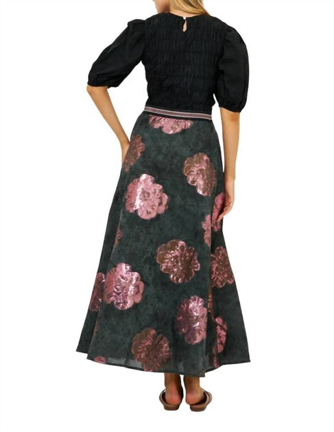 Oliphant Swing Skirt In Rosa Black | ShopSimon