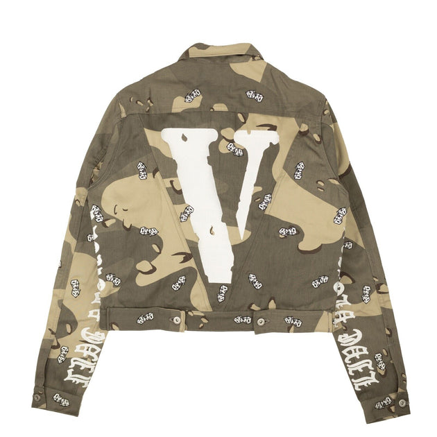 Vlone Friends Denim Jacket - Desert Camo | ShopSimon