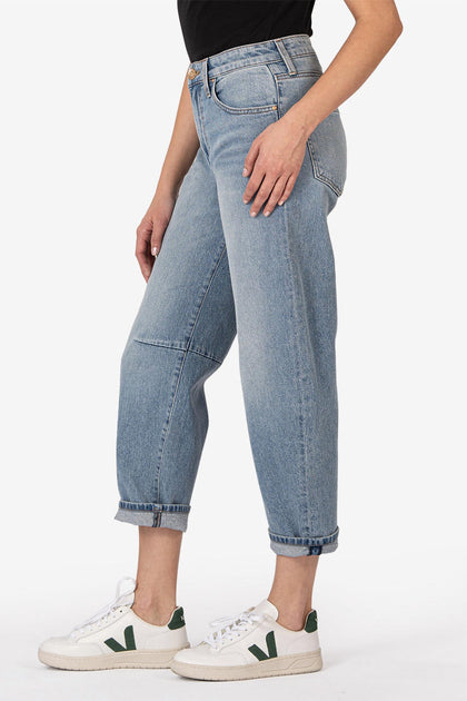 KUT FROM THE KLOTH Ashley High Rise Slouchy Barrel Straight Leg Jeans ...