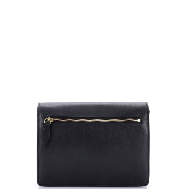 Burberry Macken Crossbody Bag Leather and House Check Canvas Small ...