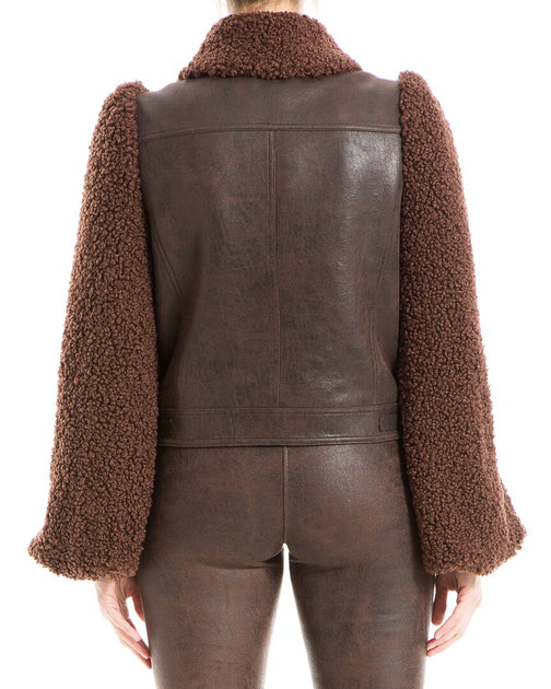 Max Studio Leatherette Jacket | ShopSimon
