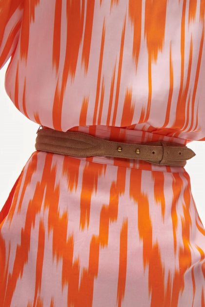 FIGUE Women's Love Knot Belt In Sunkissed Tan | ShopSimon