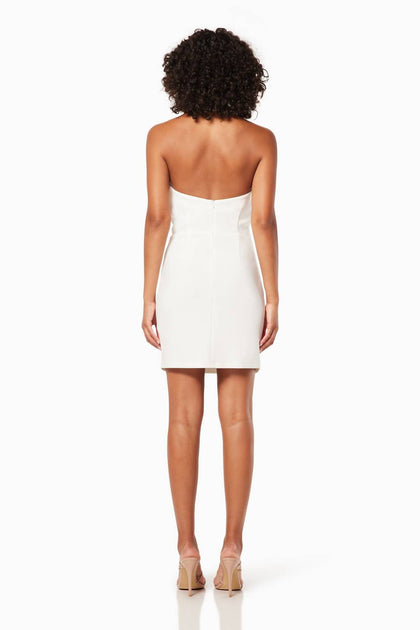 ELLIATT Philippa Day Dress In Ivory White | ShopSimon