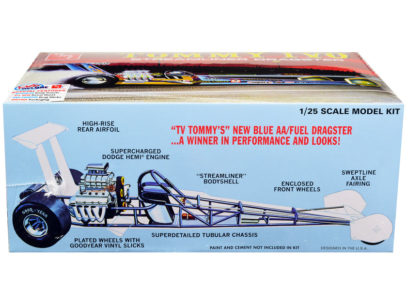 Diecast Model AMT Skill 2 Model Kit Tommy Ivo Streamliner Dragster 1/25 ...