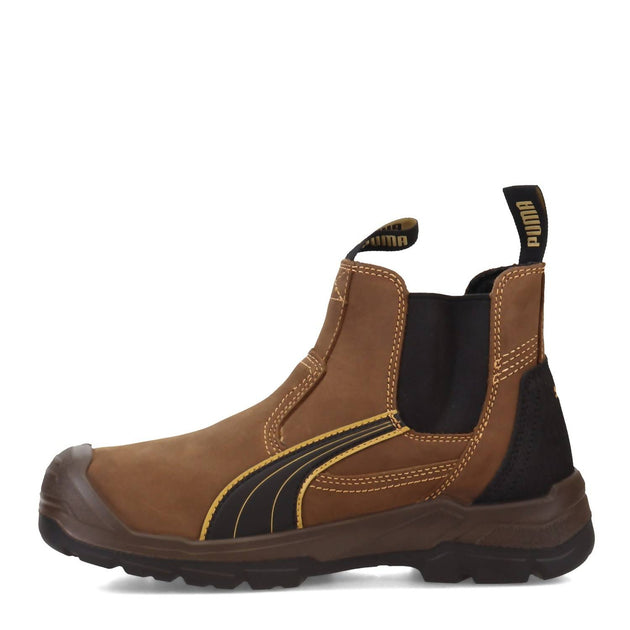 Puma Men's Safety Tanami Soft-Toe Chelsea Boot In Brown | ShopSimon
