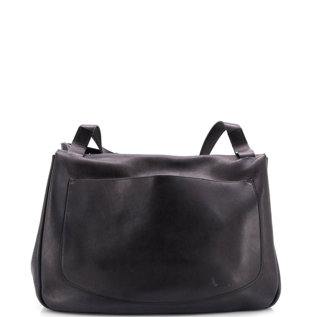 The Row Mail Bag Leather Large | ShopSimon