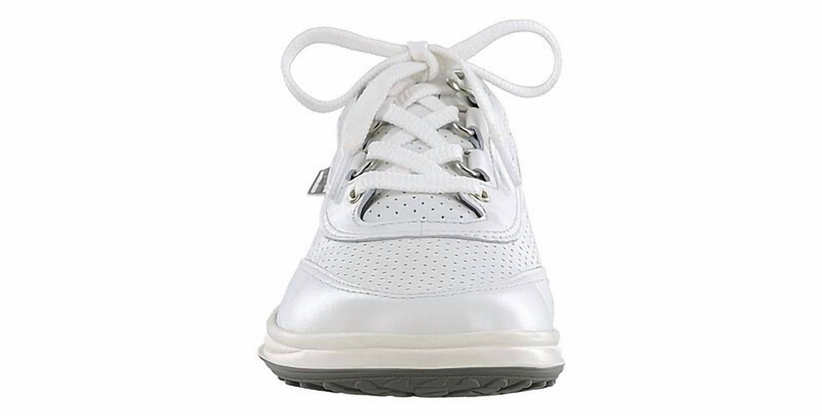 SAS Women's Sporty Lux Lace Up Sneaker In White | ShopSimon