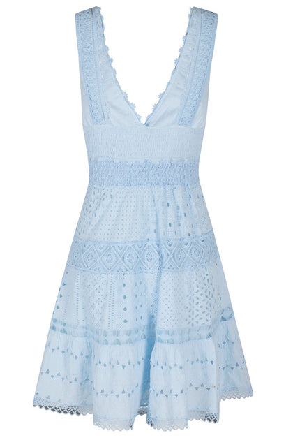 Temptation Positano Sarno Dress - Sky Blue | ShopSimon