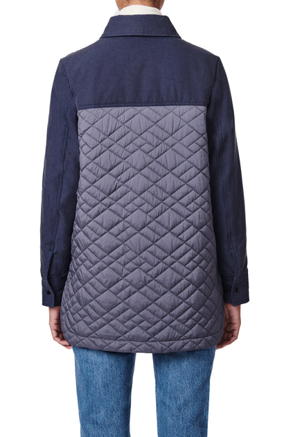 Bernardo Quilted Shacket | ShopSimon