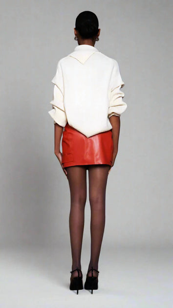 NONCHALANTLABEL Hayes Sweater In Ivory | ShopSimon