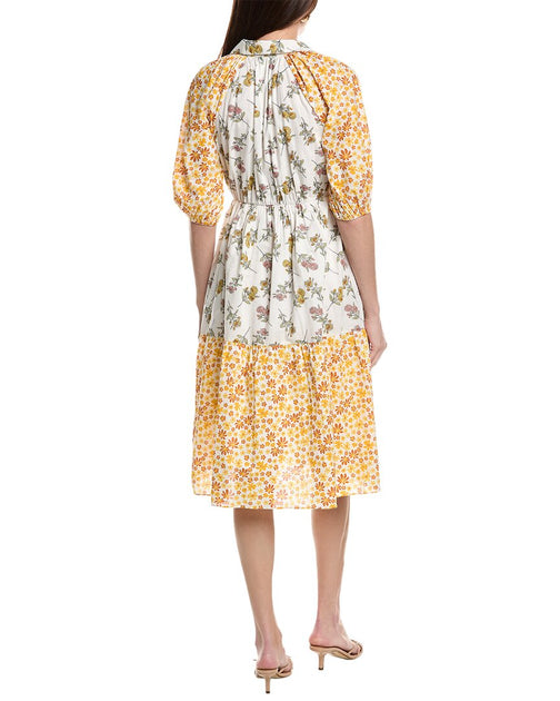 Garrie B Patchwork Shirtdress | ShopSimon