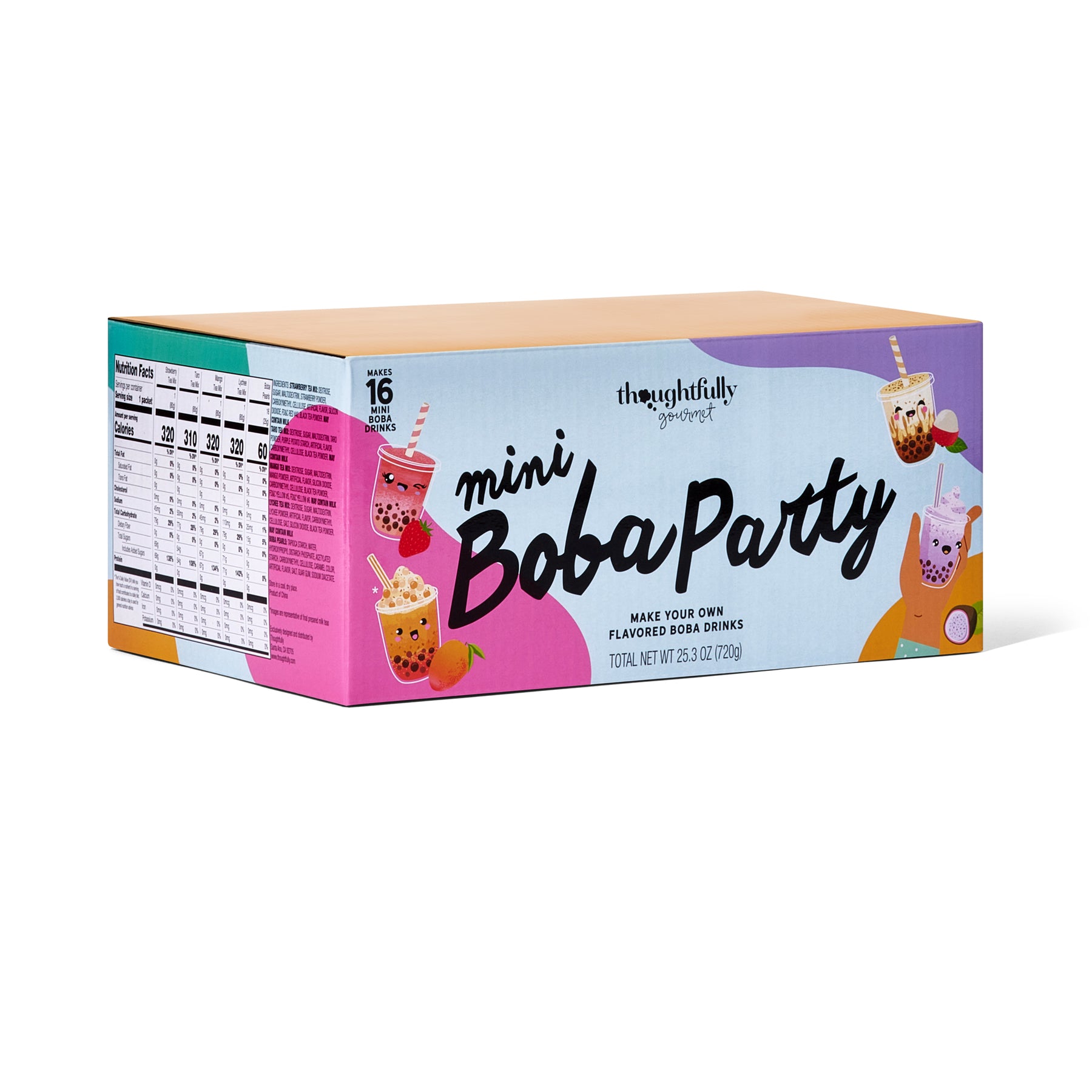Thoughtfully Gourmet, Mini Boba Party Set, Makes 16 Tasting Portions Of ...