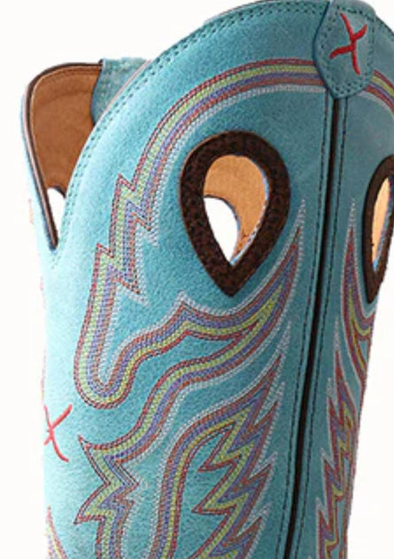 TWISTED X Men's Ruff Stock Boot In Blue/brown | ShopSimon