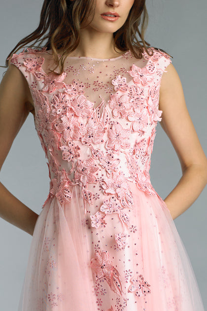 Basix Black Label Sleeveless Floral Gown | ShopSimon