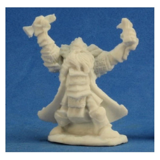 Reaper Miniatures Bones Thain Grimthorn, Dwarf Cleric Miniature | ShopSimon