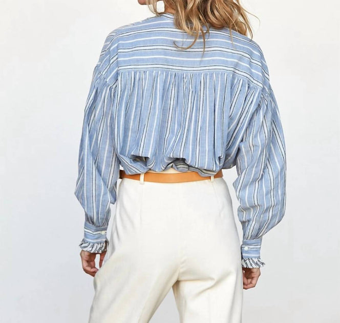 Laurence Bras Maggi Shirt In Combo Stripes | ShopSimon