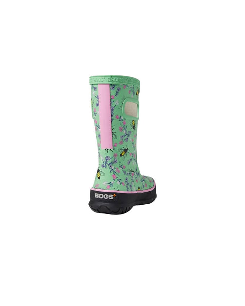 BOGS Girl's Bees Rain Boots In Green | ShopSimon