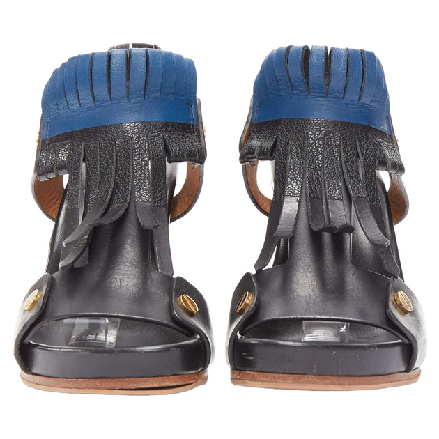 Chloé Chloe grommet block heel sandal | ShopSimon