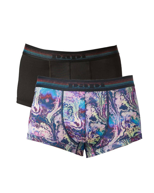 Papi Men's 2-Pack Brazilian Trunk Underwear In Pageant Blue/black ...