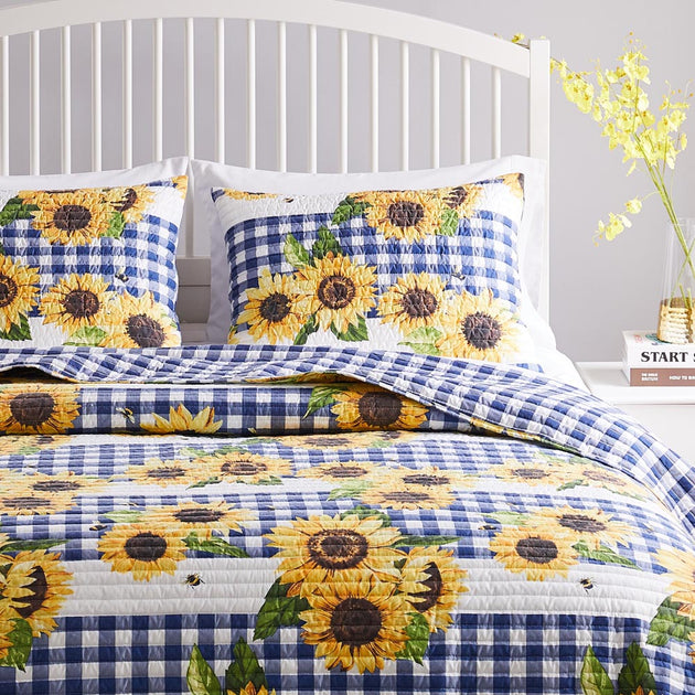 BreeBe Sunflower Sham King | ShopSimon
