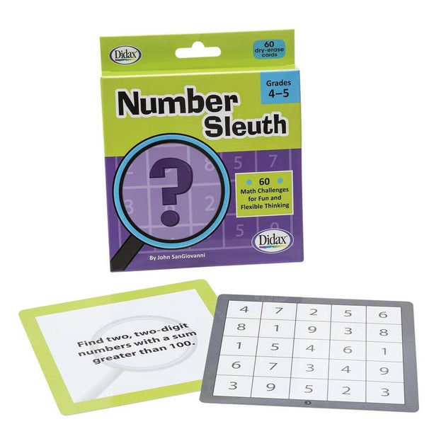 DIDAX Gr 4-5 Number Sleuth Fluency Number Sense Through Puzzle & Play ...