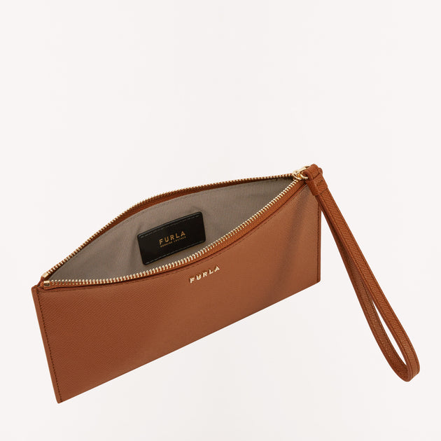 Furla Classic Envelope Xl Brown | ShopSimon