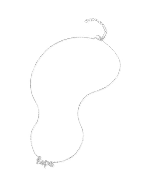 Adornia Cursive Hope Necklace Gold | ShopSimon