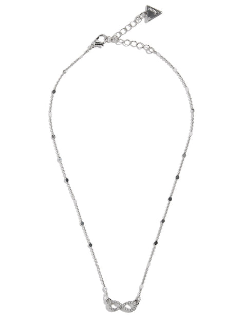 Guess Factory Infinity Bobble Chain Necklace | ShopSimon