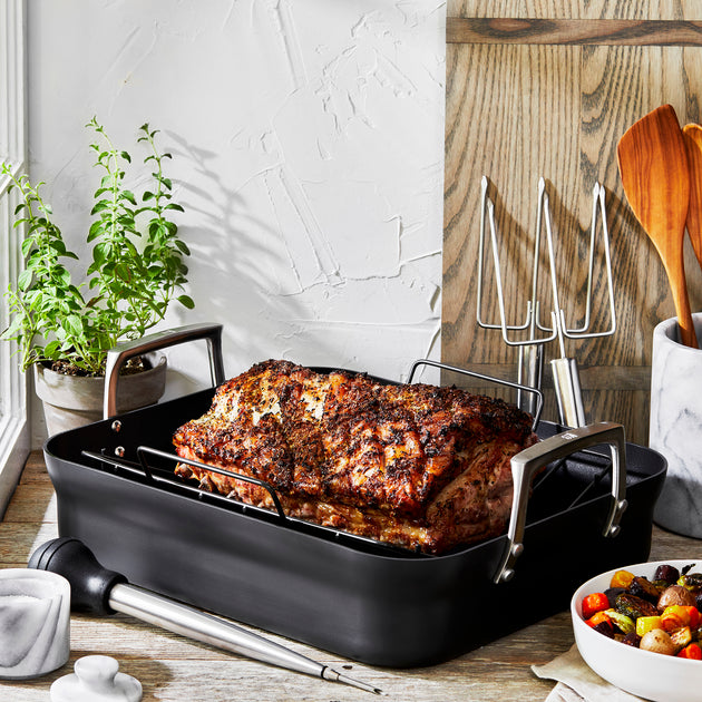 ZWILLING Motion Hard Anodized 16 X 14-inch Aluminum Nonstick Roaster ...