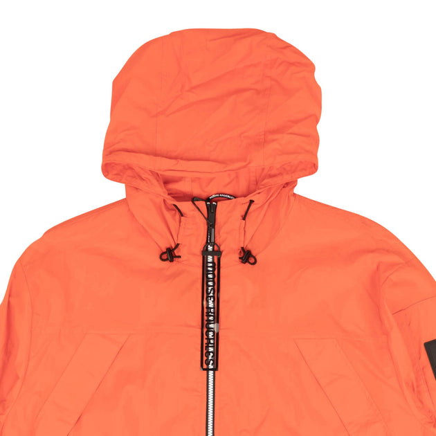 Moose Knuckles Men's Orange Stereos Anorak Jacket | ShopSimon
