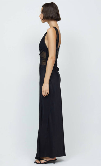 Bec + Bridge Naomi Split Maxi Dress in Black | ShopSimon