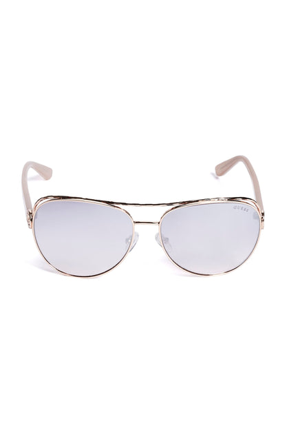 Guess Factory Tinted Aviator Sunglasses | ShopSimon