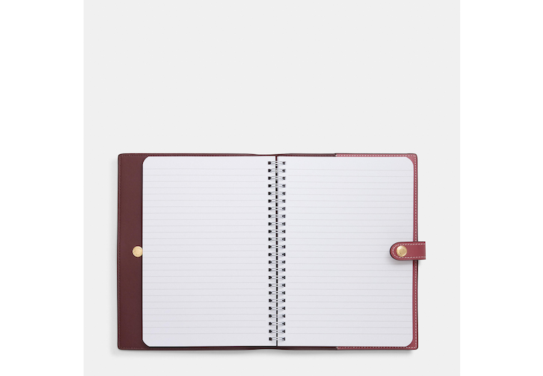 Coach Outlet Notebook With Coach Monogram Print | ShopSimon