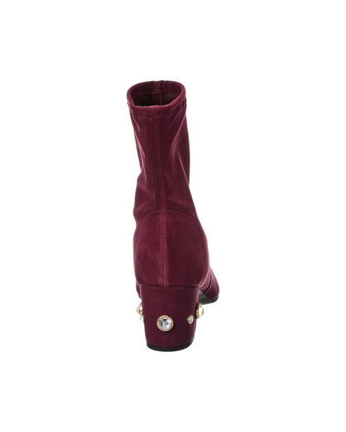 Stuart Weitzman Allshine 60 Suede Bootie | ShopSimon