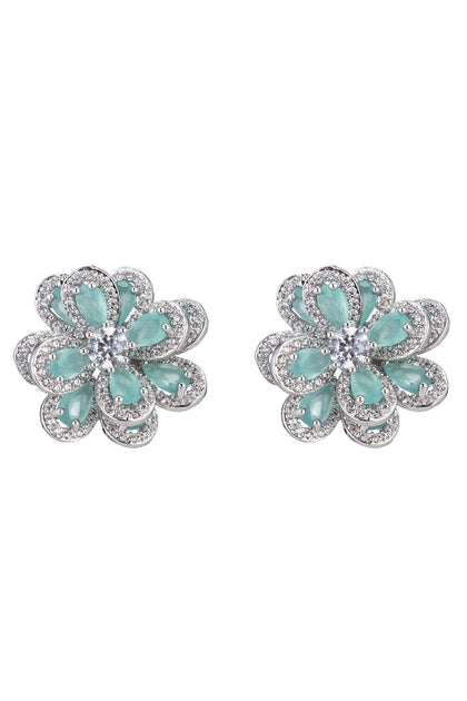 Eye Candy LA Jada Earrings - Green | ShopSimon