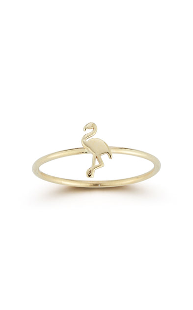 Ember Fine Jewelry 14K Gold Flamingo Ring | ShopSimon