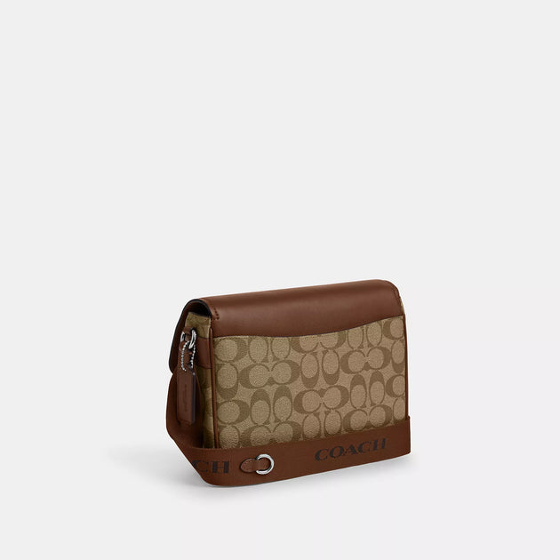 Coach Outlet Pace Messenger Bag In Signature Canvas | ShopSimon