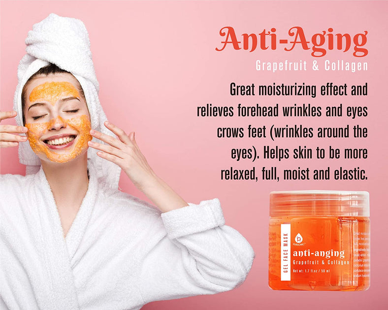 PURSONIC 15-Minute Facial Therapy Face Mask with Mask Applicator (Gel ...