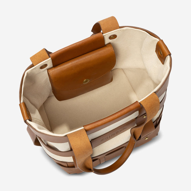 Shinola The Medium Bixby Tan Vachetta Leather Basket Bag 20265346 ...