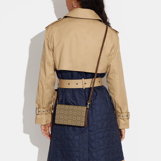 Coach Outlet Boxed Anna Foldover Clutch Crossbody And Card Case Set In ...