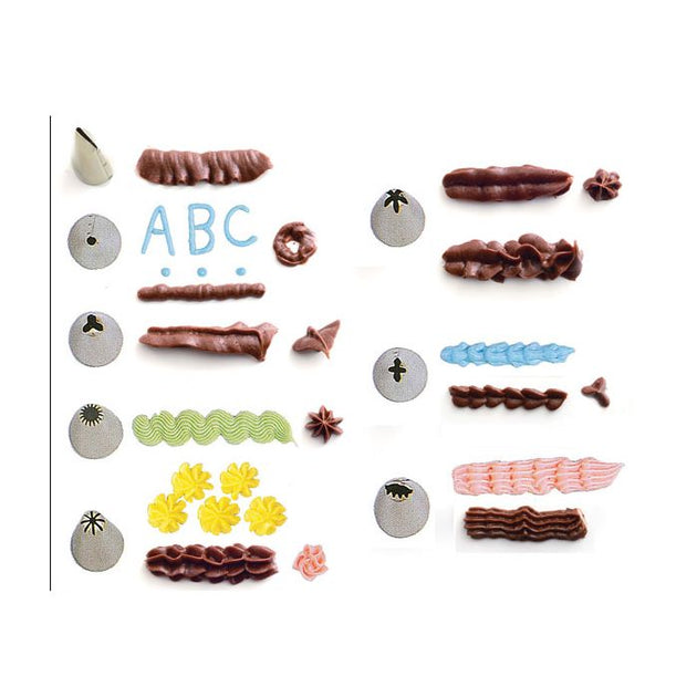 Norpro Stainless Steel Cookie And Icing Press With Storage Case, Black ...